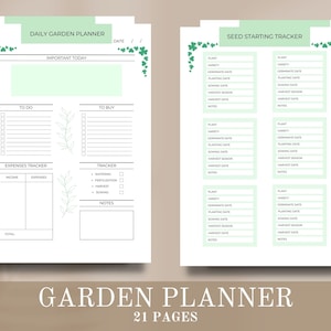 Printable Garden Planner | Garden Journal Pdf | Plant Planner | Seed ...
