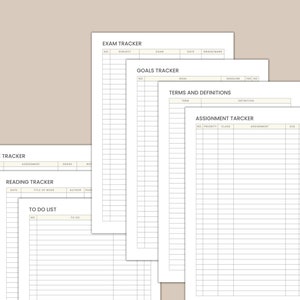 Student Planner | 24 Pages | Printable Student Planner Pdf | Pomodoro ...