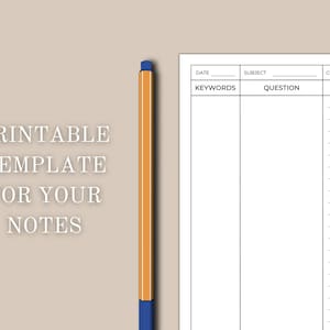 Printable Notepaper | Student Note Taking | Print Paper for Notes ...