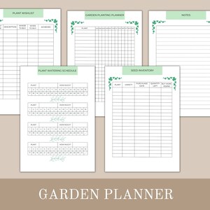 Printable Garden Planner | Garden Journal Pdf | Plant Planner | Seed ...