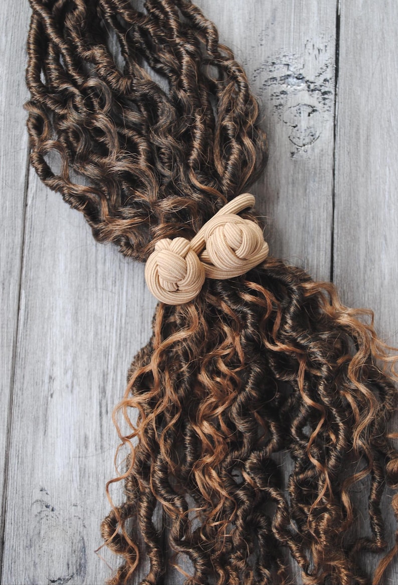 Handmade Dreadlock Tie | Elastic Hair Band for Braids | Dreadlock ...