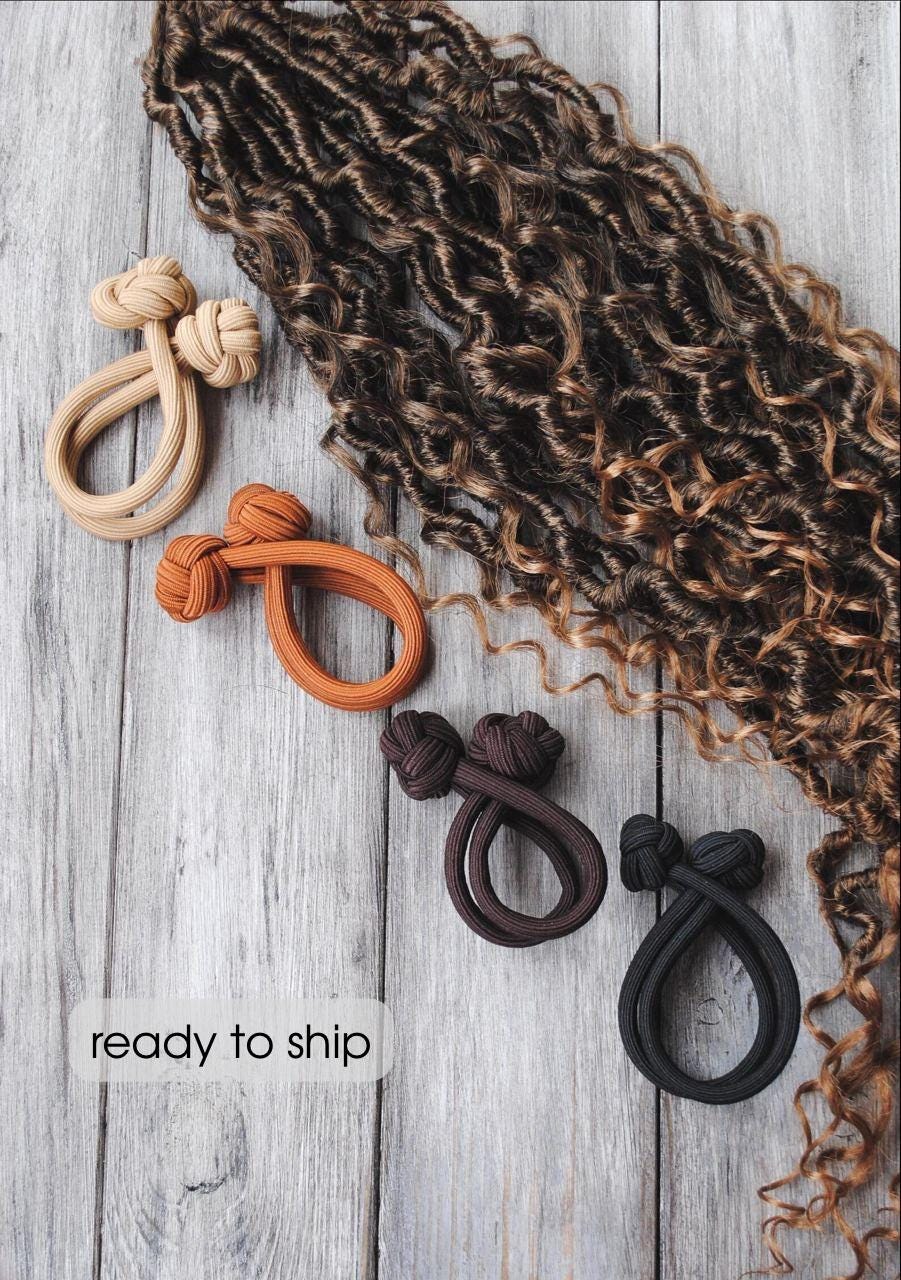 Handmade Dreadlock Tie | Elastic Hair Band for Braids | Dreadlock ...