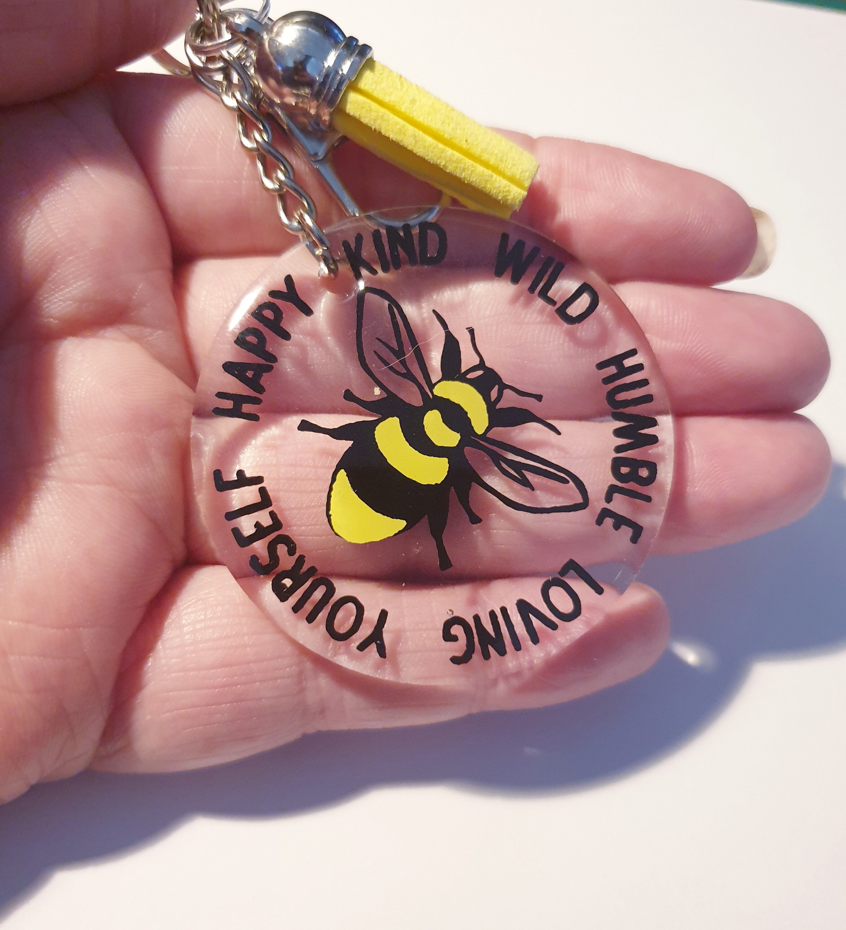 Cute Keyrings Kids Keyrings Sunflowers Bee Gifts Cupcakes - Etsy UK