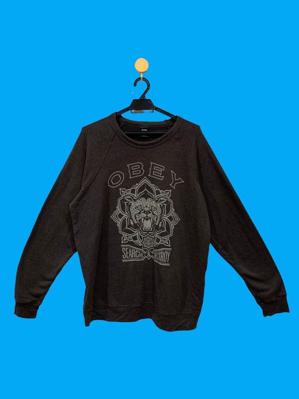 Obey Propaganda Sweatshirt Maroon