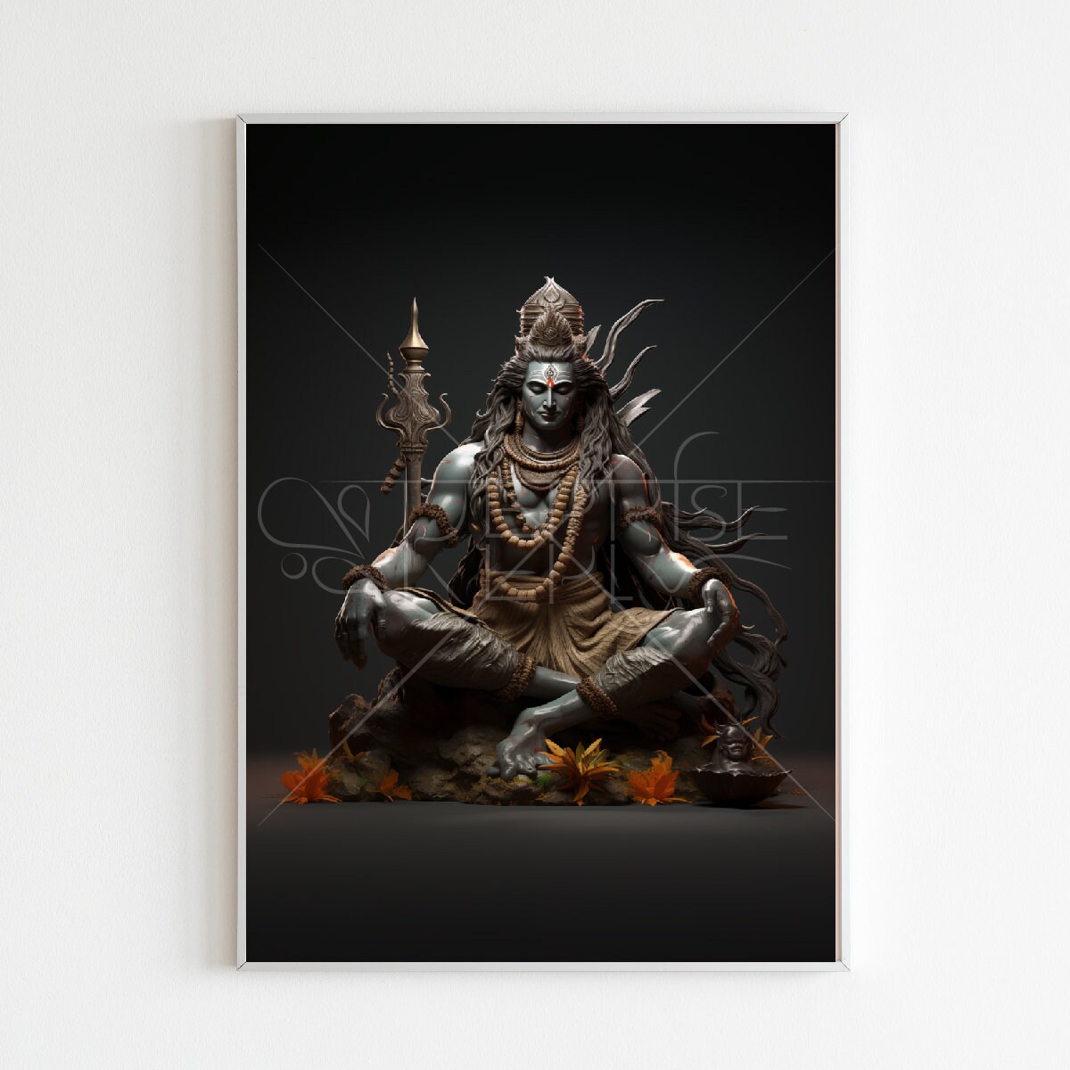 Shiva, Mythical, Shiva Wall Design, Hindu God, Lord Shiva, Indian Wall ...