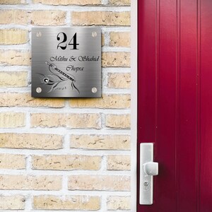 Door Number Sign, Address Sign for House, Unique Wedding Gift for ...