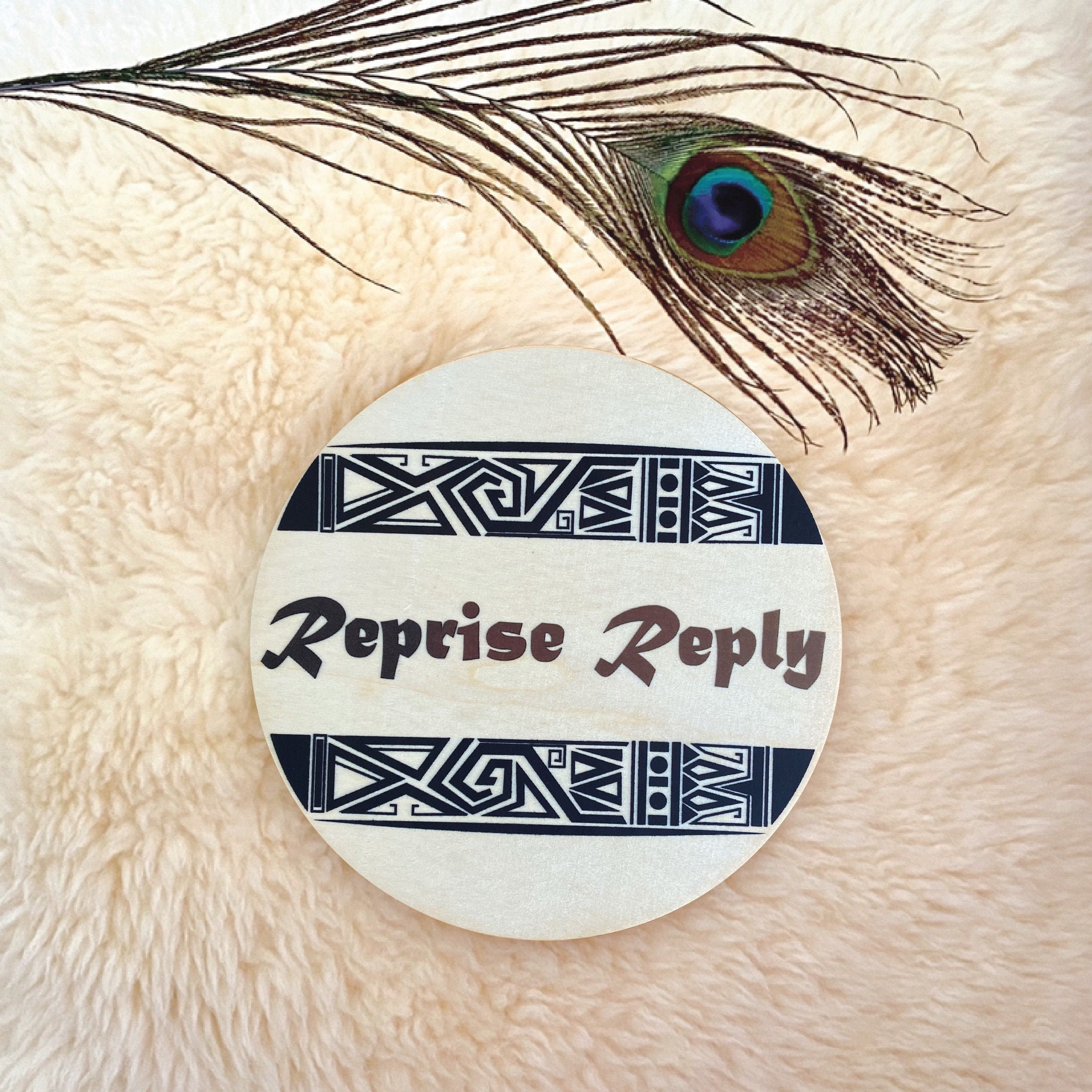 Round Wooden Name Sign, Maori Wall Art, Baby Boy Gift Personalized ...