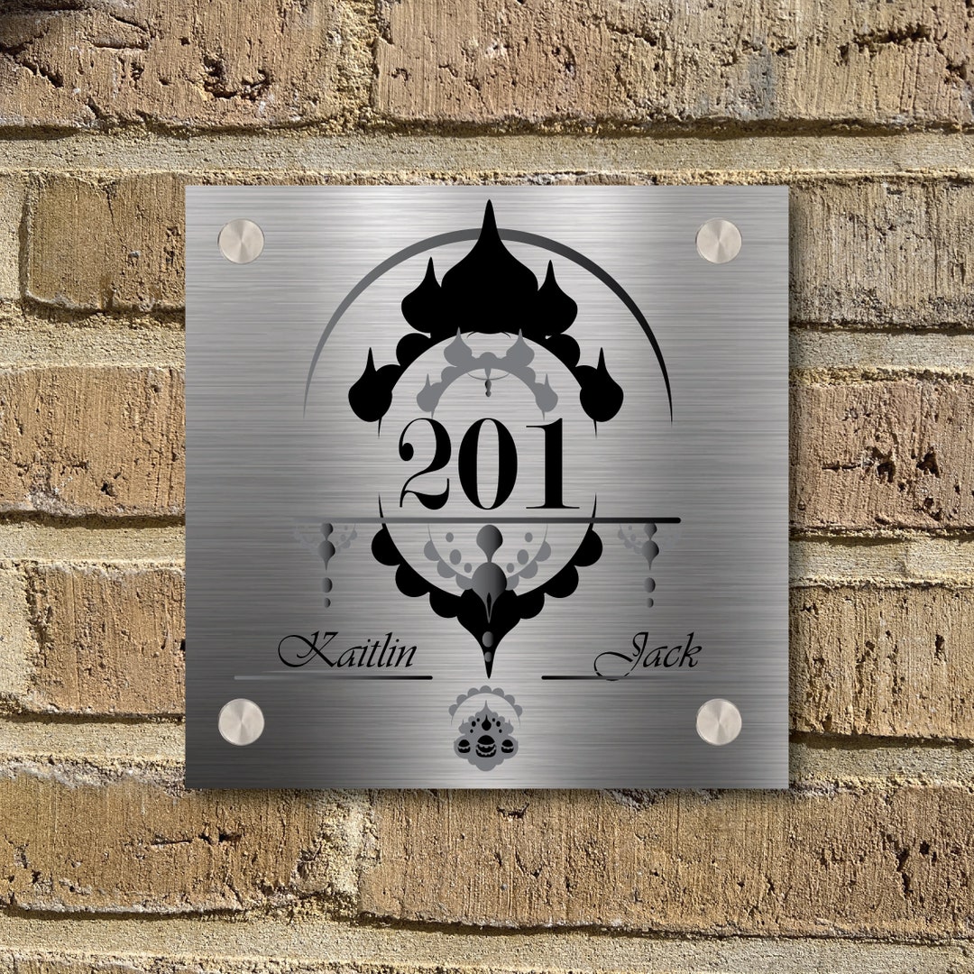 House Address Sign, House Name Plaque, Name Plate for House ...