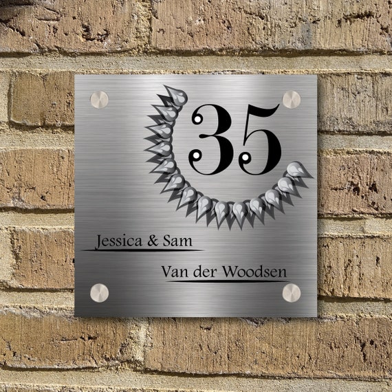 Unique House Address Numbers