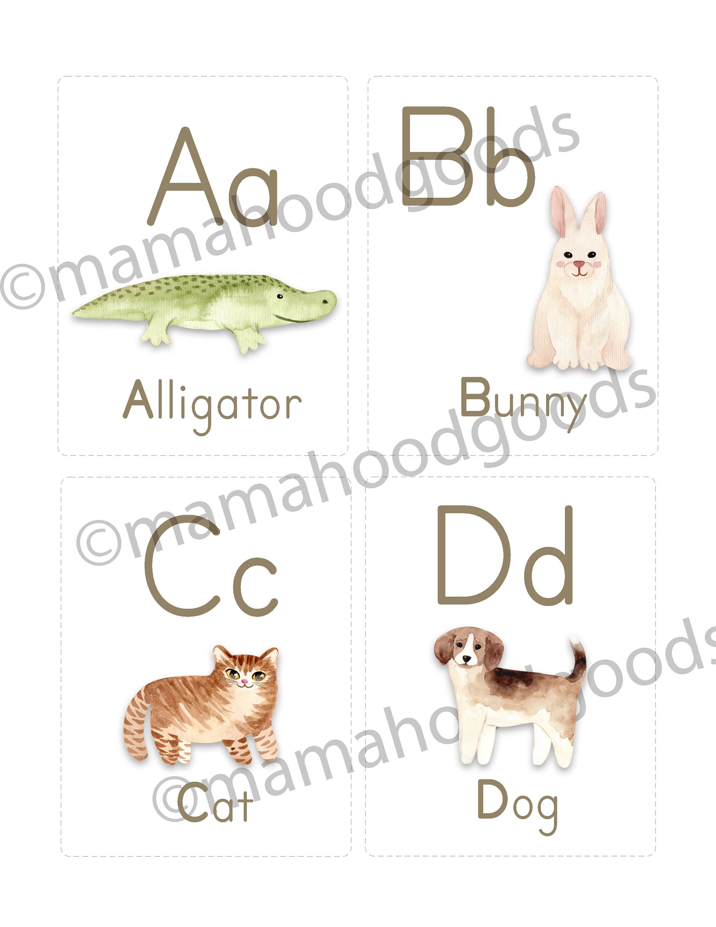 Alphabet Flash Card Bundle 3 Sets | Alphabet Flash Cards | Alphabet ...