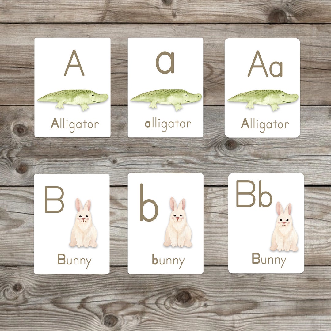 Alphabet Flash Card Bundle 3 Sets | Alphabet Flash Cards | Alphabet ...