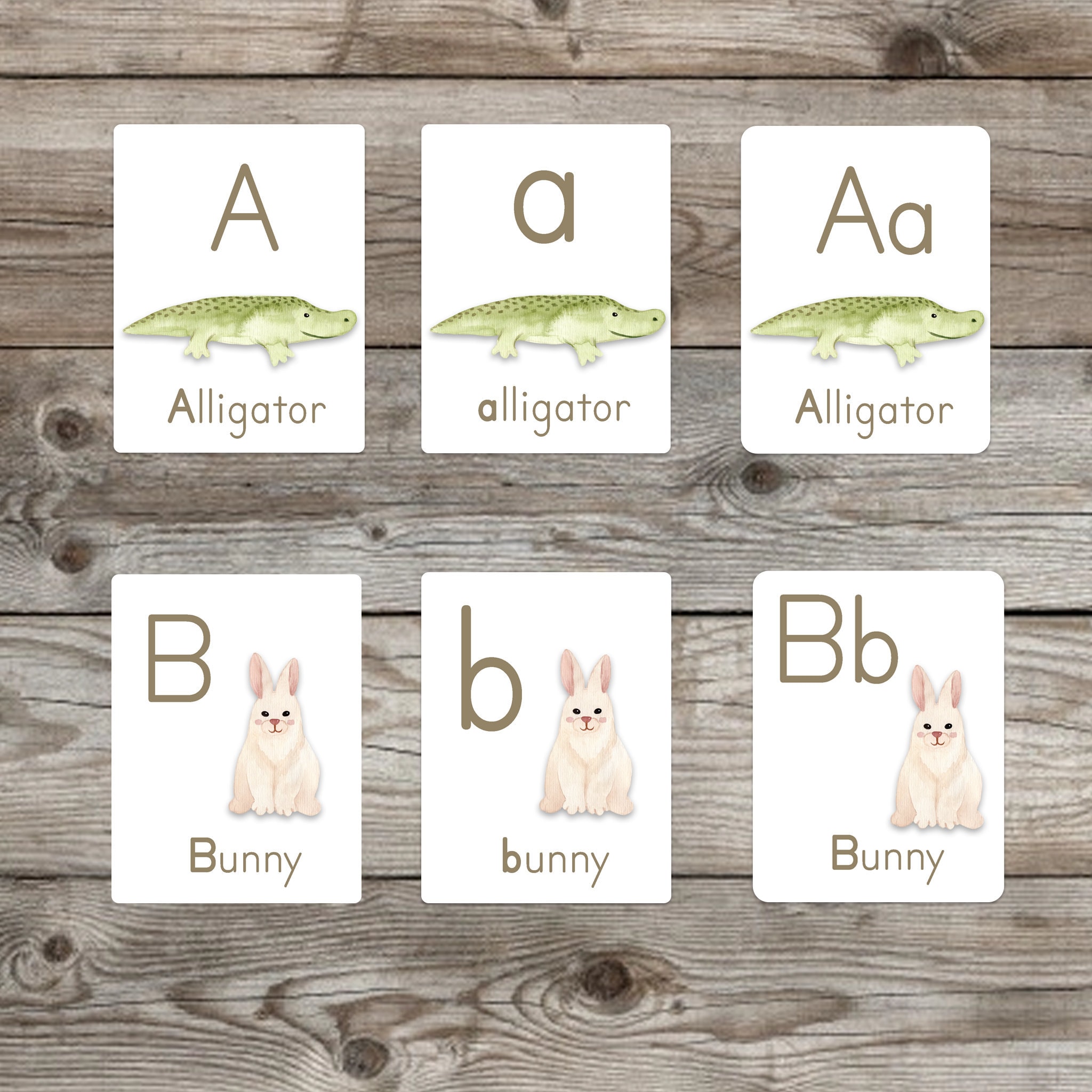 Alphabet Flash Card Bundle 3 Sets | Alphabet Flash Cards | Alphabet ...