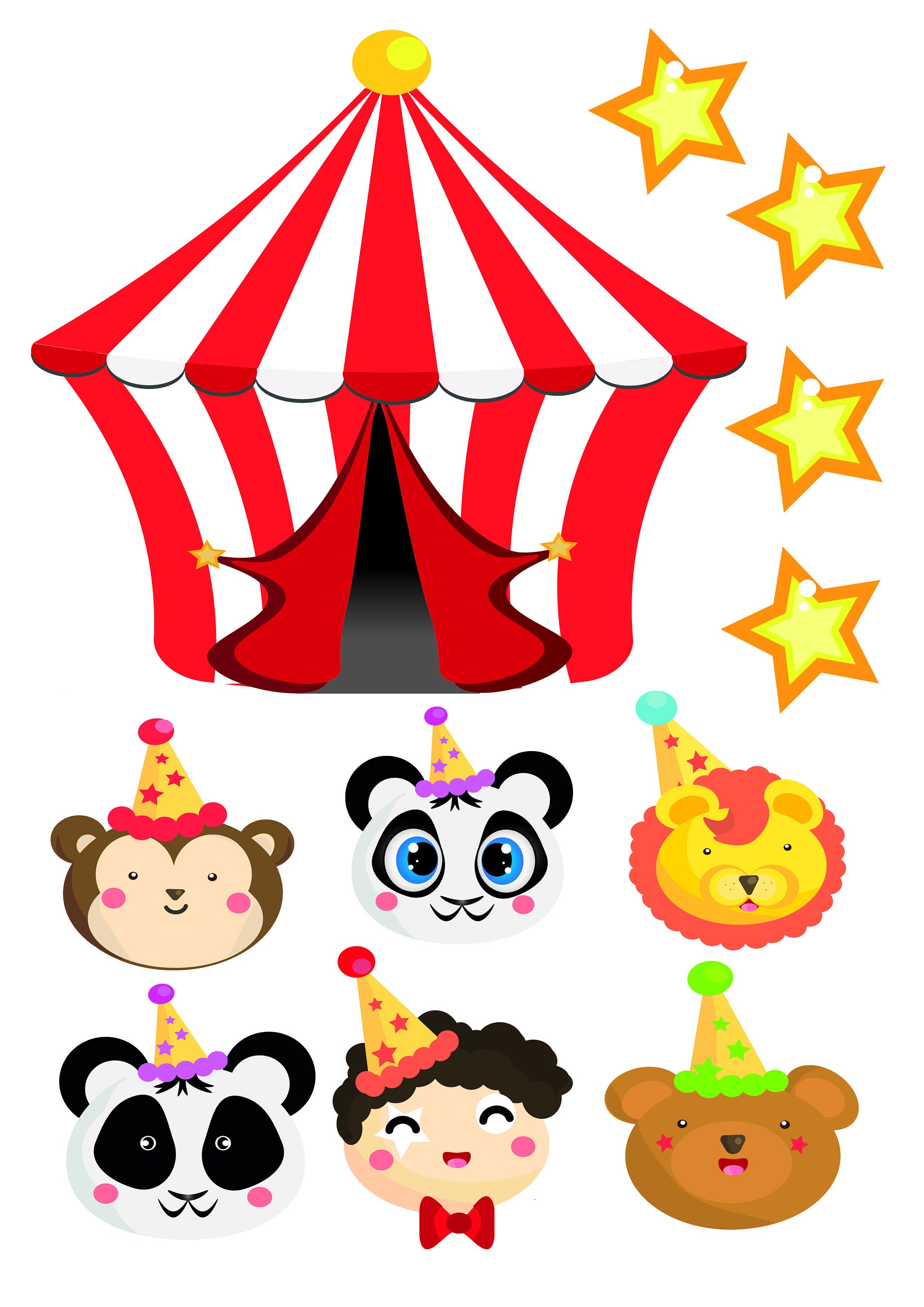 Elements PNG Circuskit Digital - Etsy