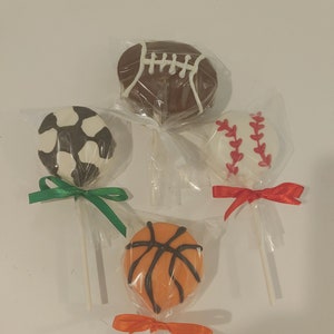Sports Cake Pops- Basketball, Football, Soccer, Baseball - Etsy