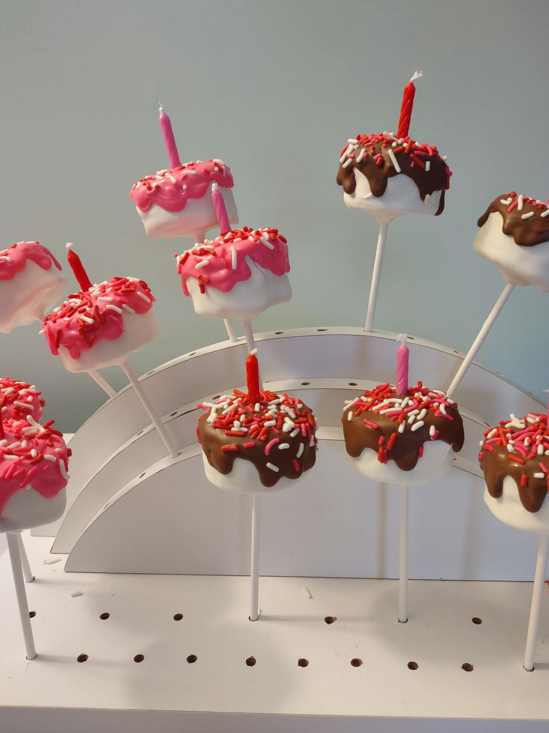 Birthday Cake Pops (1 Dozen-12 Cakes) - Etsy