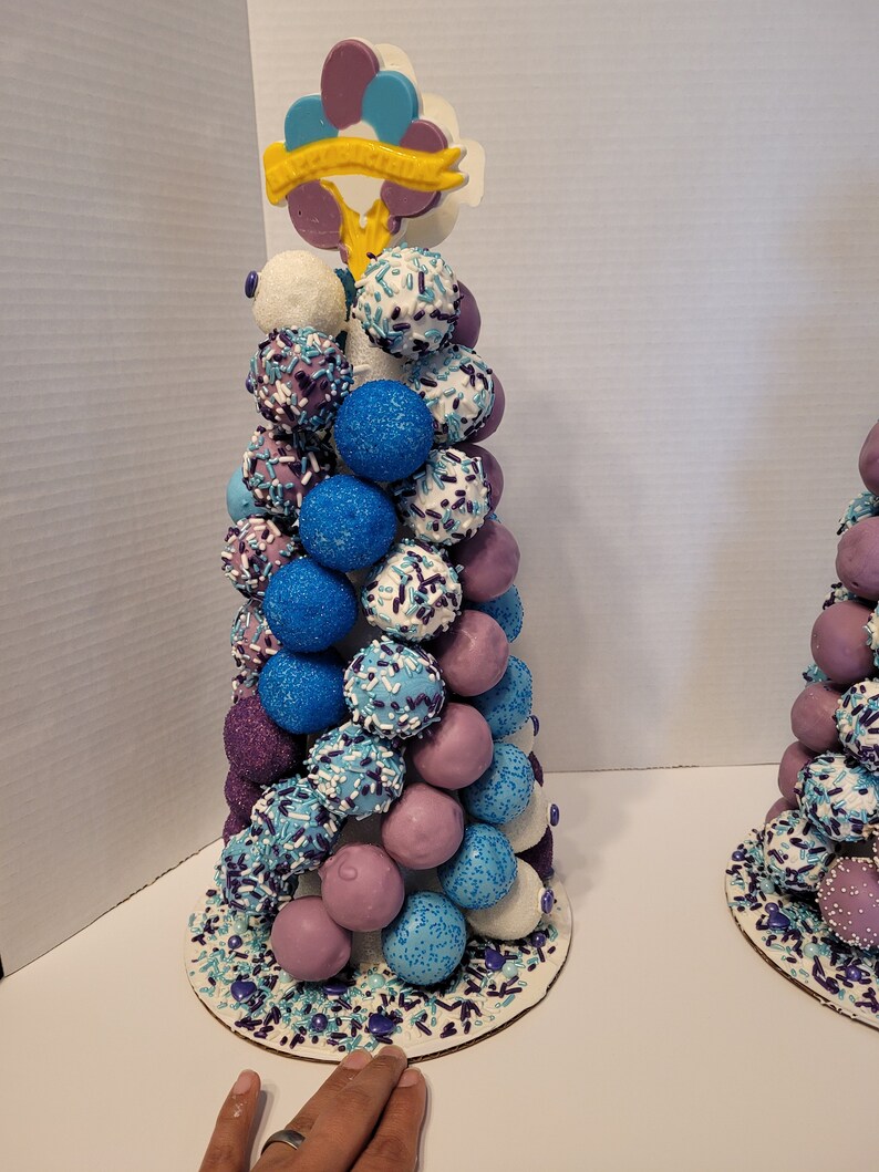Happy Birthday Cake Pop Stand, Tower, Center Piece - Etsy