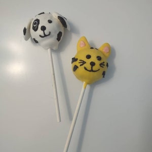 Dog and Cat Cake Pops 1 Dozen - Etsy