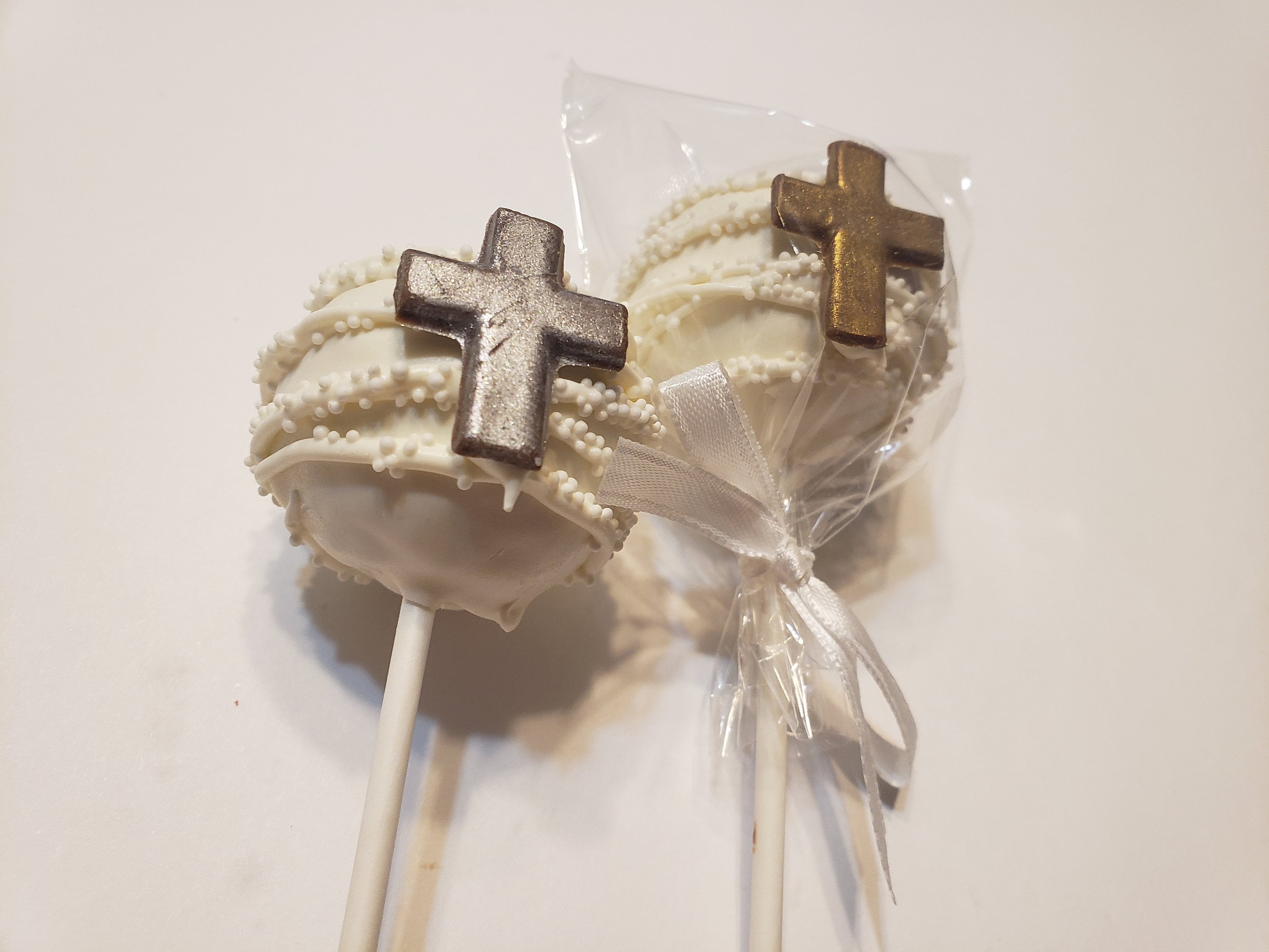 Communion Christening Confirmation Cake Pops 1 Dozen - Etsy