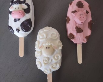 Farm Animal Cake Pop - Etsy