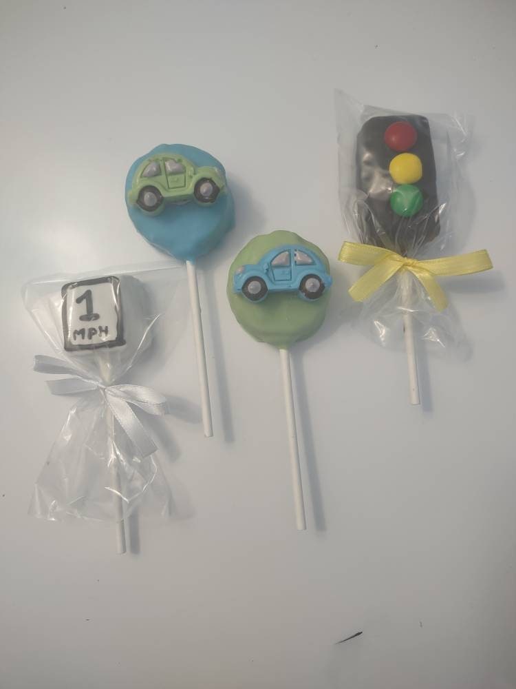 Car Traffic Light MPH Cake Pops (1 Dozen) Favors Gift Birthday Child - Etsy