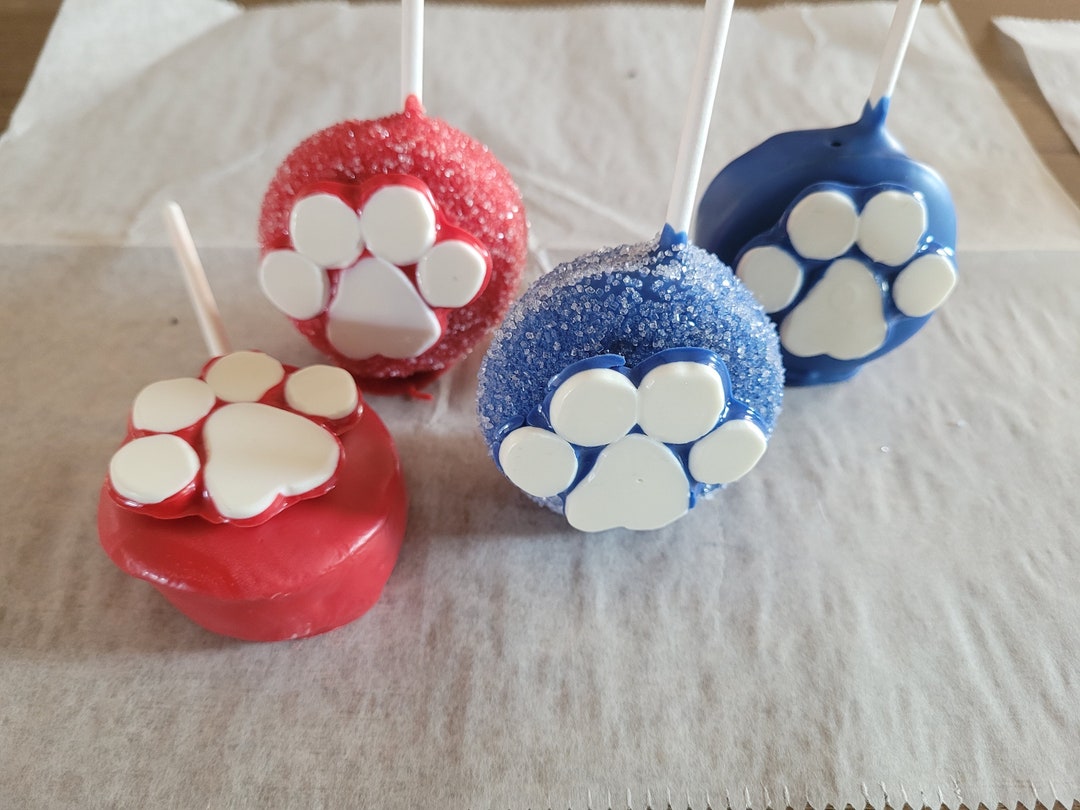 Paw Puppy Cake Pops- Gender Reveal, Birthday, Gender Neutral 1dz - Etsy