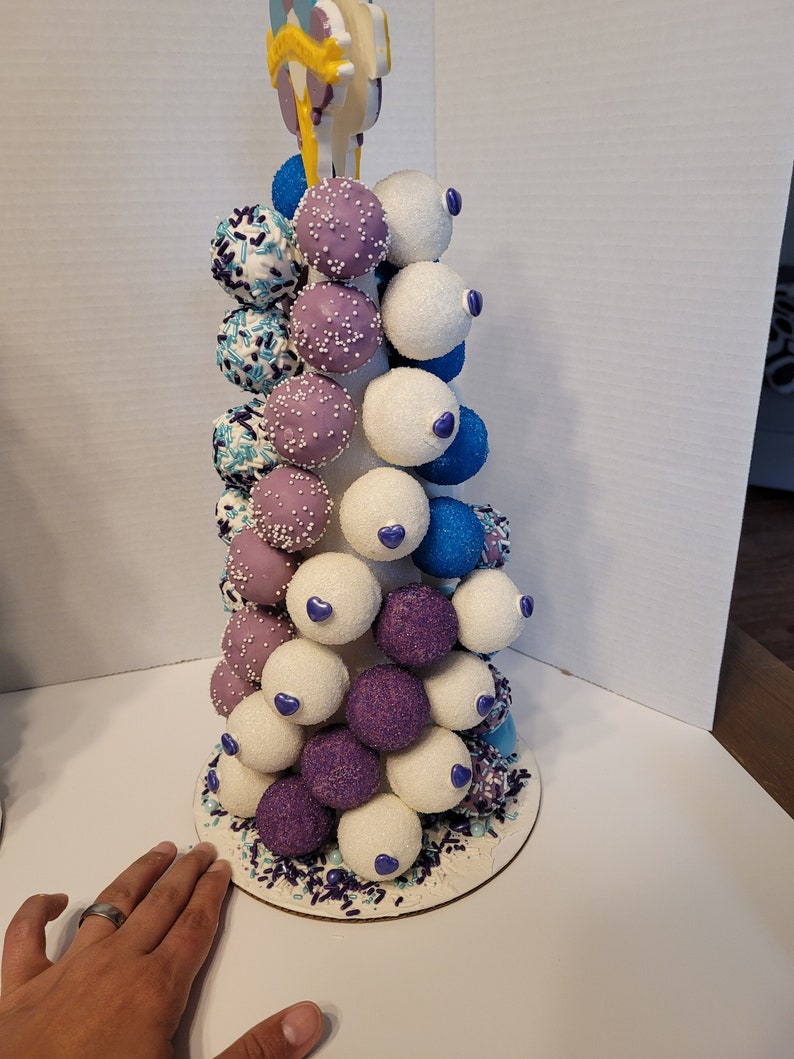 Happy Birthday Cake Pop Stand, Tower, Center Piece - Etsy