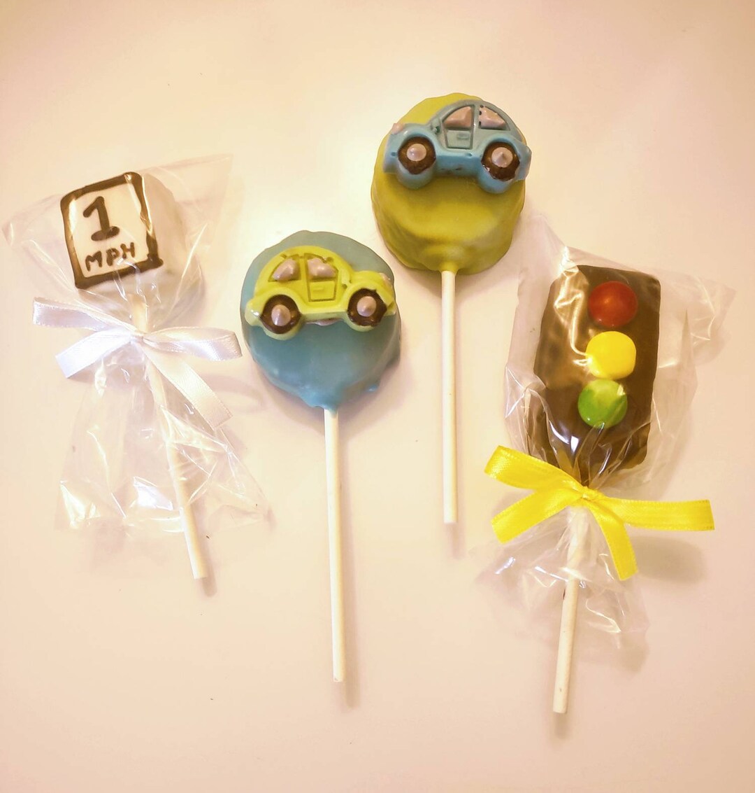 Car Traffic Light MPH Cake Pops (1 Dozen) Favors Gift Birthday Child - Etsy