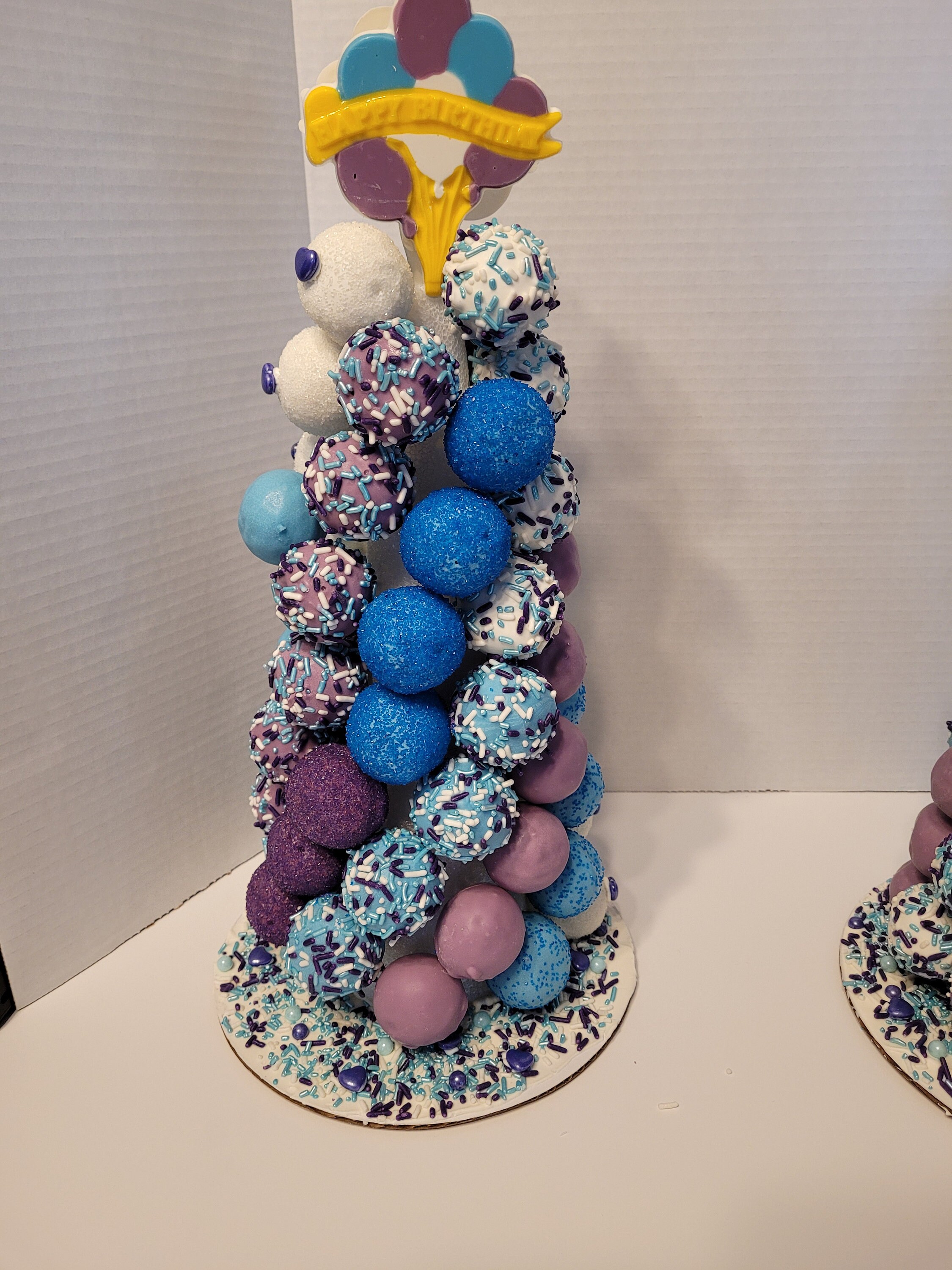 Happy Birthday Cake Pop Stand, Tower, Center Piece - Etsy