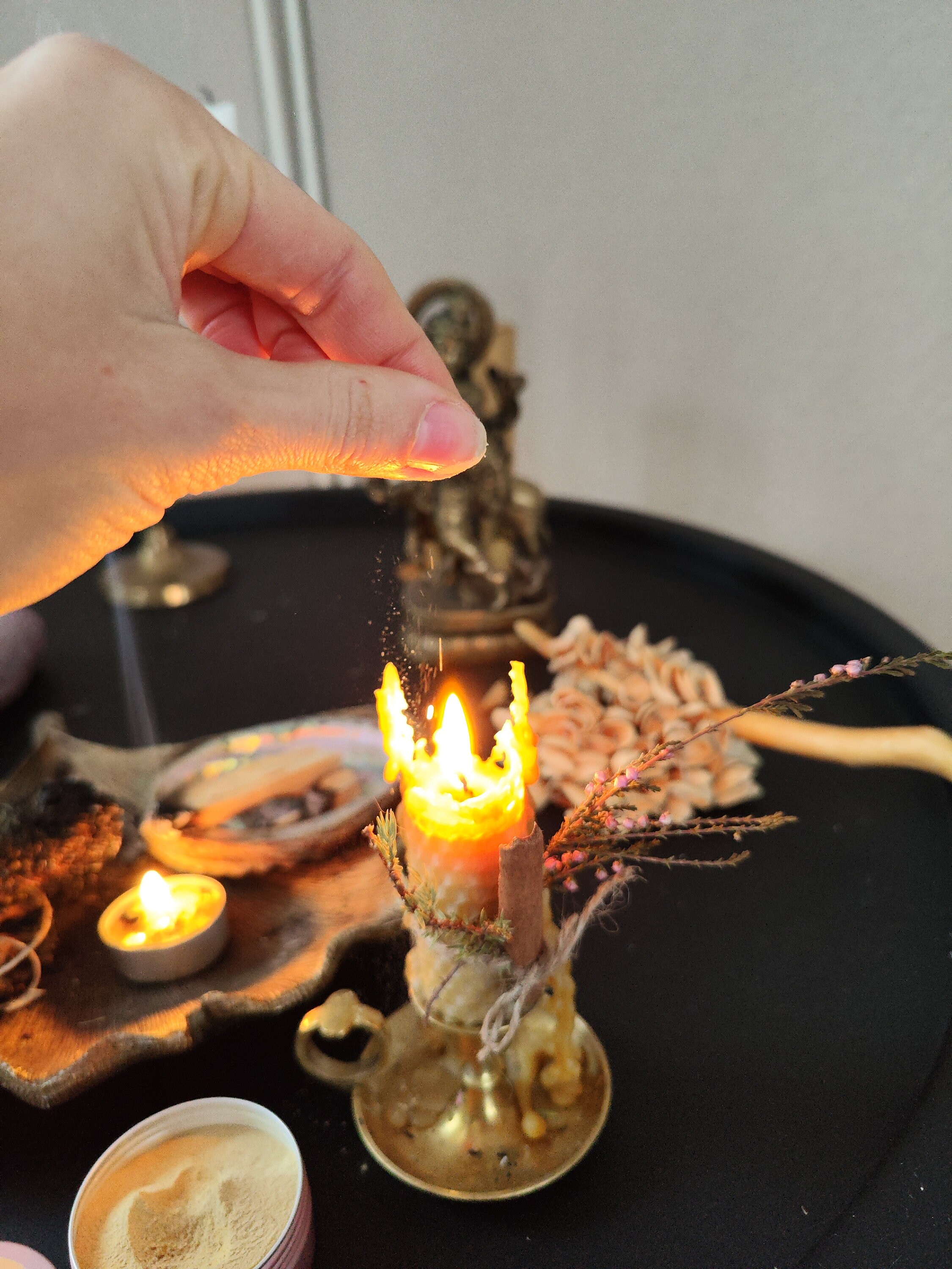 Amber Dust Powder. Pagan Fire Ritual. Amber Dust 100% Genuine Amber. - Etsy