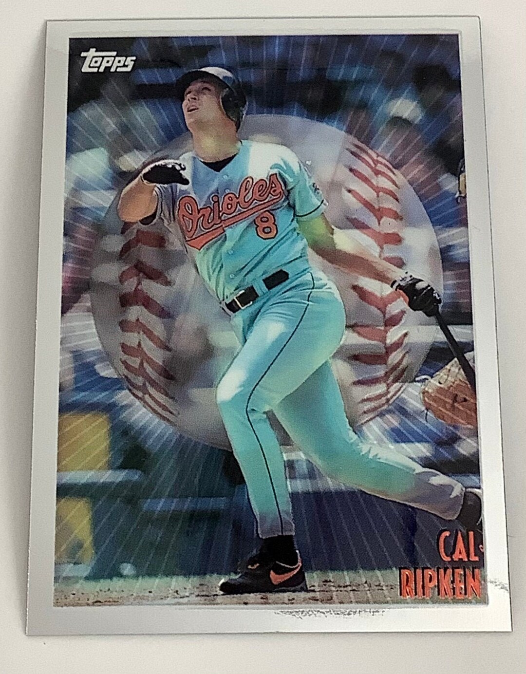 ORIGINAL Cal Ripken Jr. 1998 Topps Mystery Finest BORDERED Baseball ...