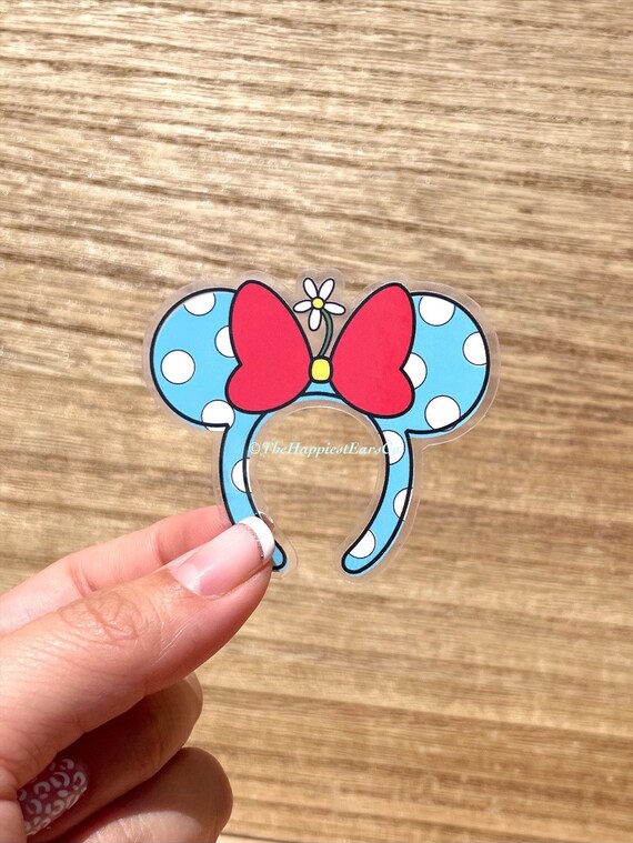 Vintage/retro Minnie Inspired Transparent Sticker/ Disney | Etsy