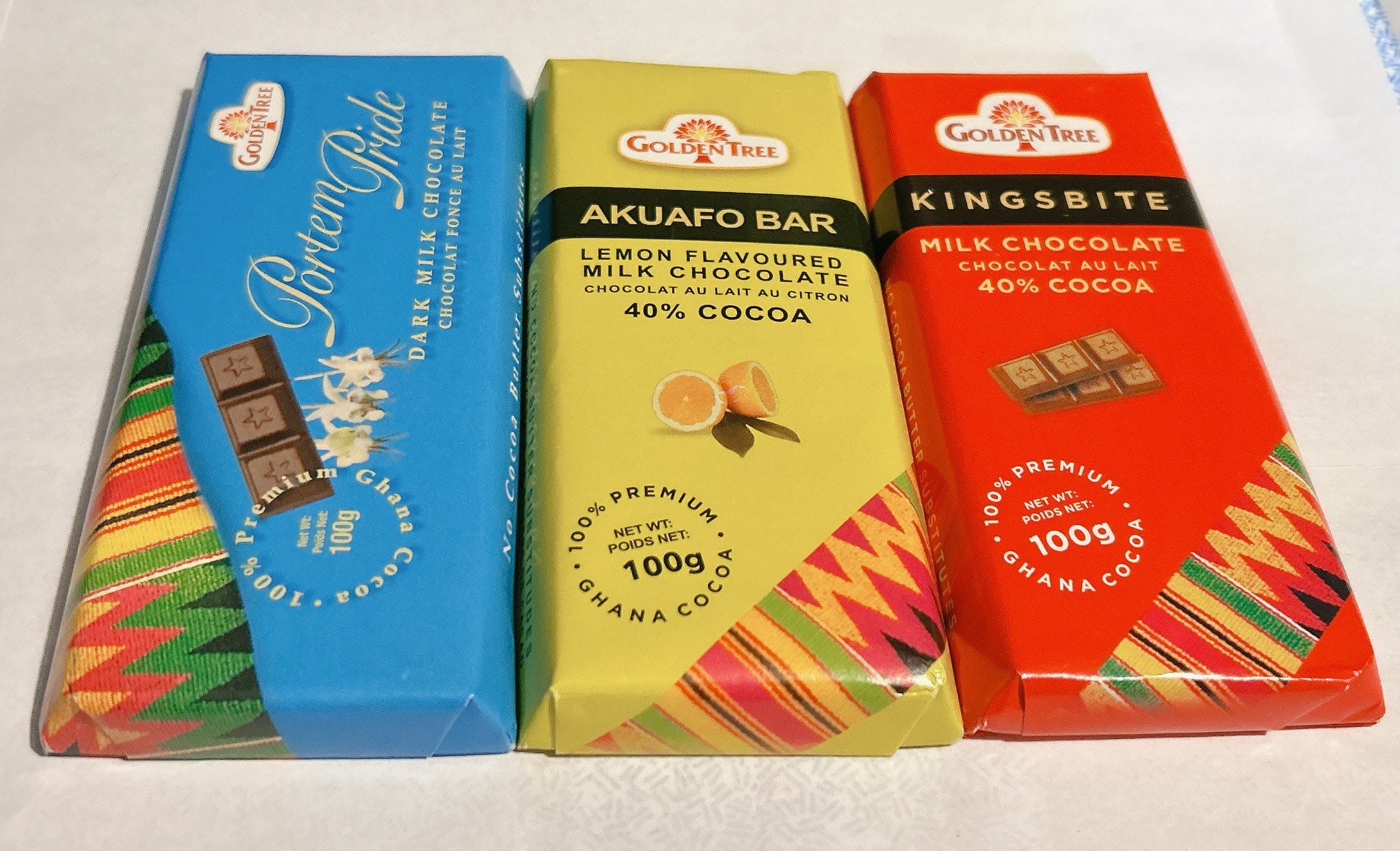 Golden Tree Chocolate / Akuafo Bar Chocolate / Oranco Chocolate / Made ...