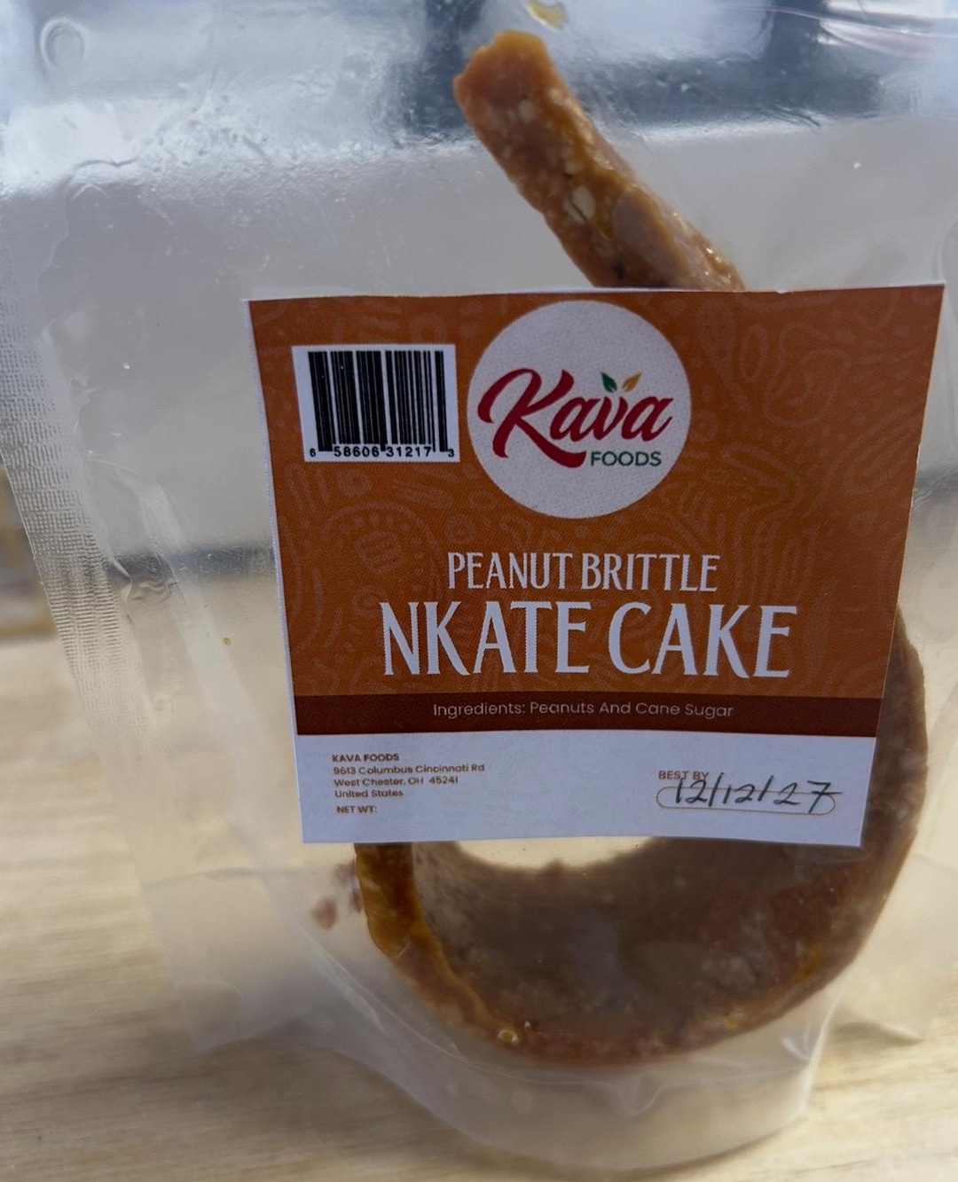 Nkate Cake / Peanut Brittle / West African Peanut Snack / 2pcs / - Etsy