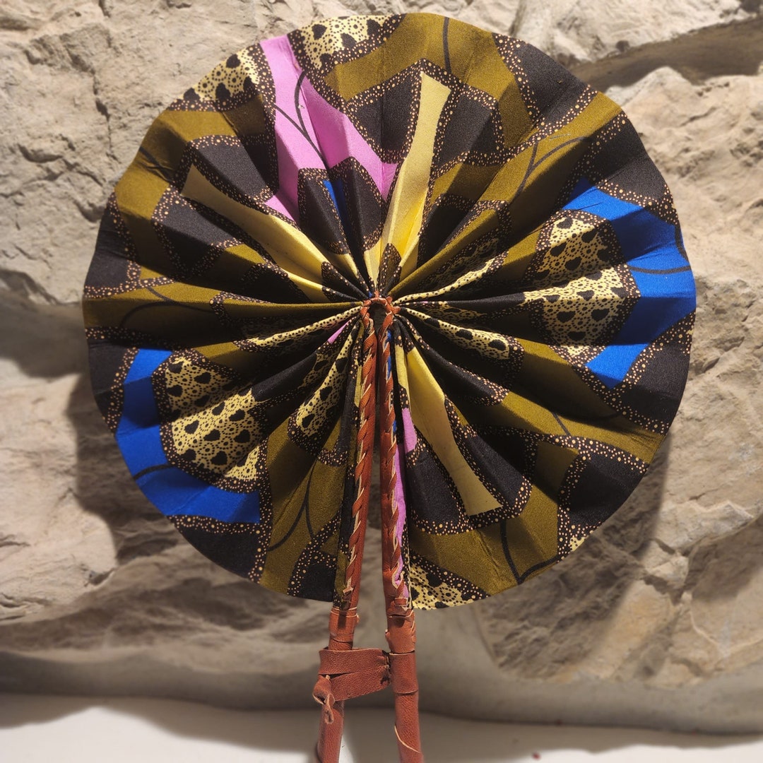 Hand Fan / Folding Fan / Ankara Print Fan / African Print Fan ...