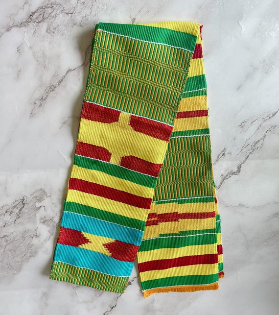 Kente Stole / Graduation Stole / Obi Belt / Kente Sash / | Etsy