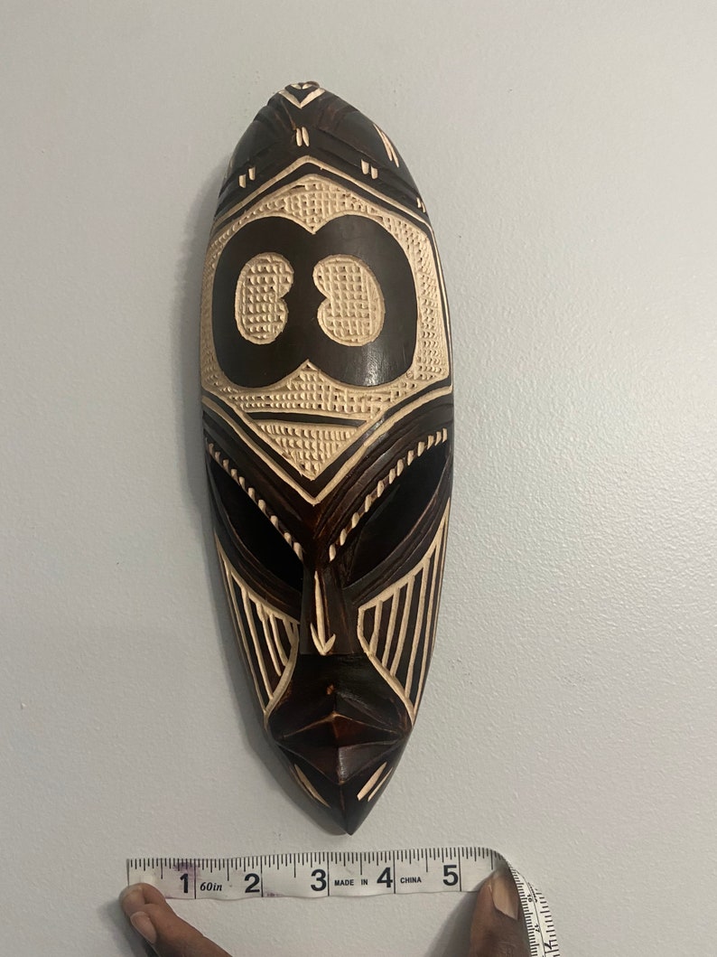 Adinkra Wooden Mask Wall Mask Wall Decor Wall Decal - Etsy
