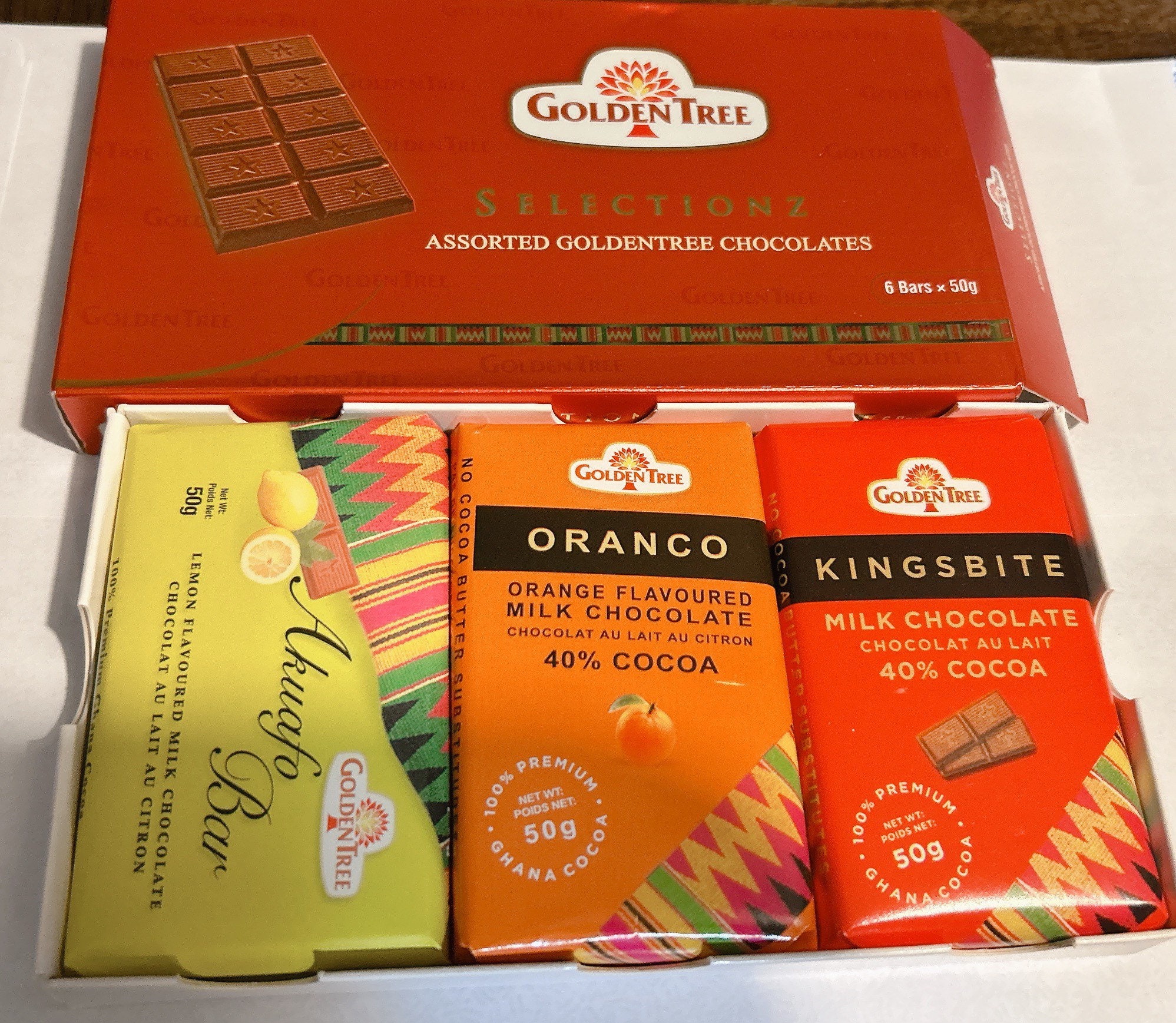 árbol Dorado Chocolate Ghana Golden Tree Chocolate / Akuafo Bar