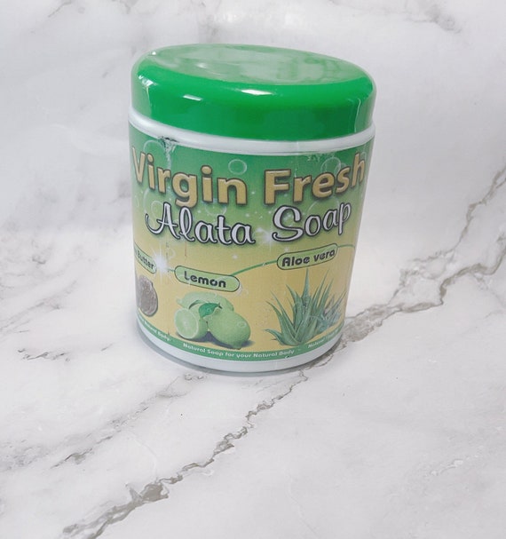 Virgin Fresh Alata Samina/ African Black Soap/ Black Soap With | Etsy