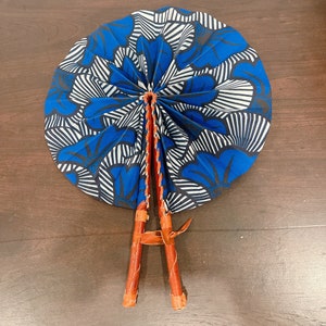 Ankara Print Fan / Folding Fan / African Print Fan / Handmade Fan ...
