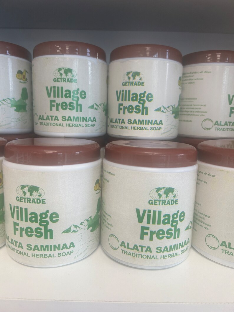 Village Fresh / Alata Samina / African Black Soap / Lemon Scented ...
