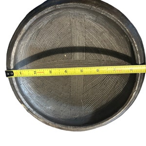 African Handmade Clay Earthenware Pot / Apotoyewa / Wooden Grinder ...