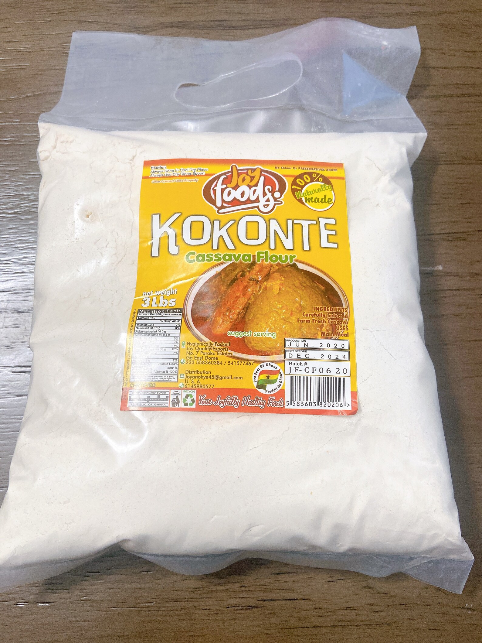 Fine Cassava flour Kokonte Yuca flour Akpu | Etsy