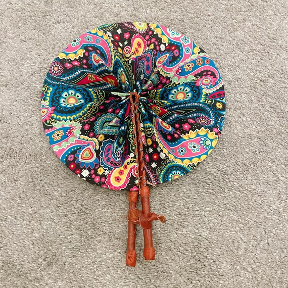 Ankara Hand Fan / African Print Hand Fan / Hand Fan / Folding - Etsy