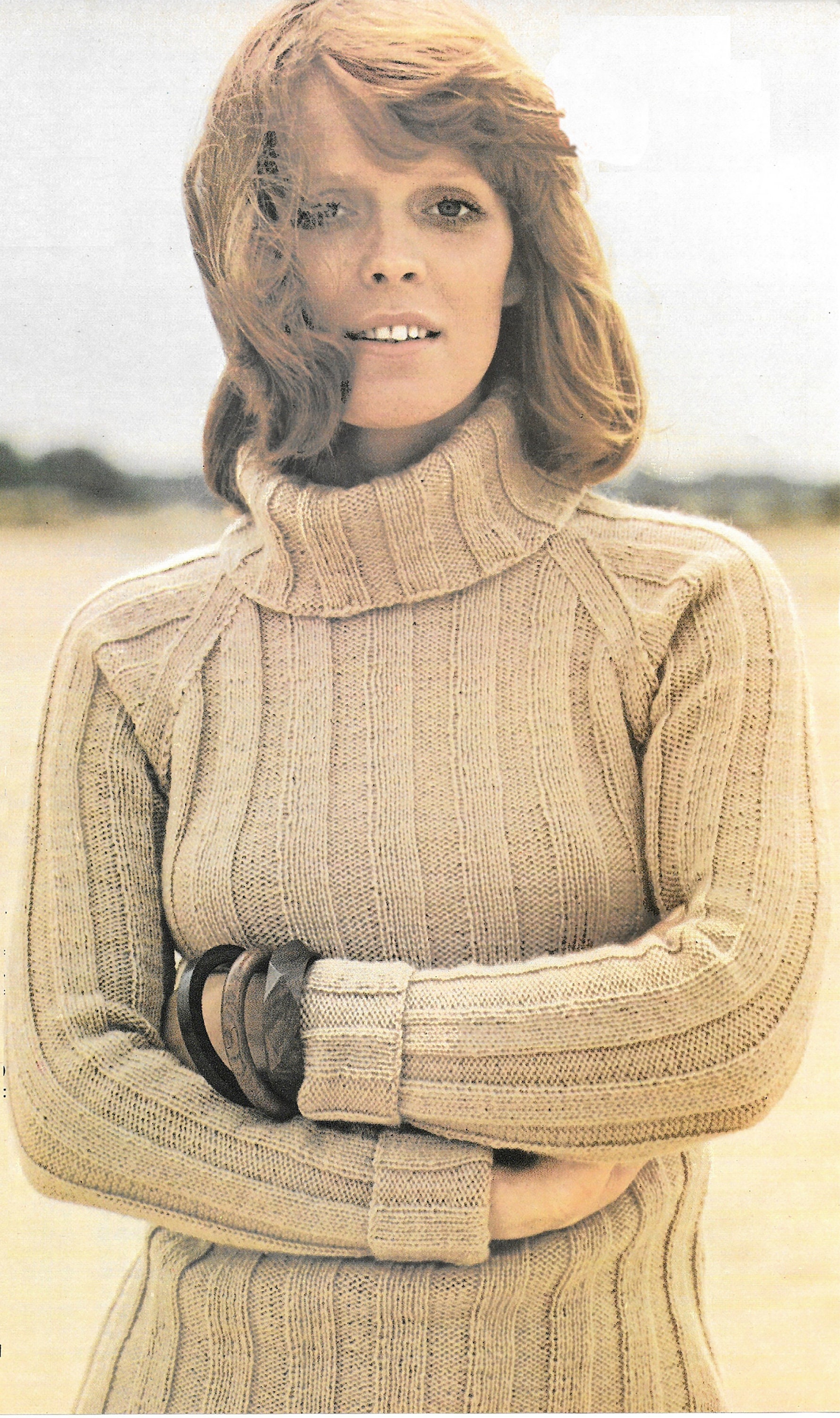 Two Classic Sweaters PDF Pattern Long Sleeve Turtle Neck Sweater ...