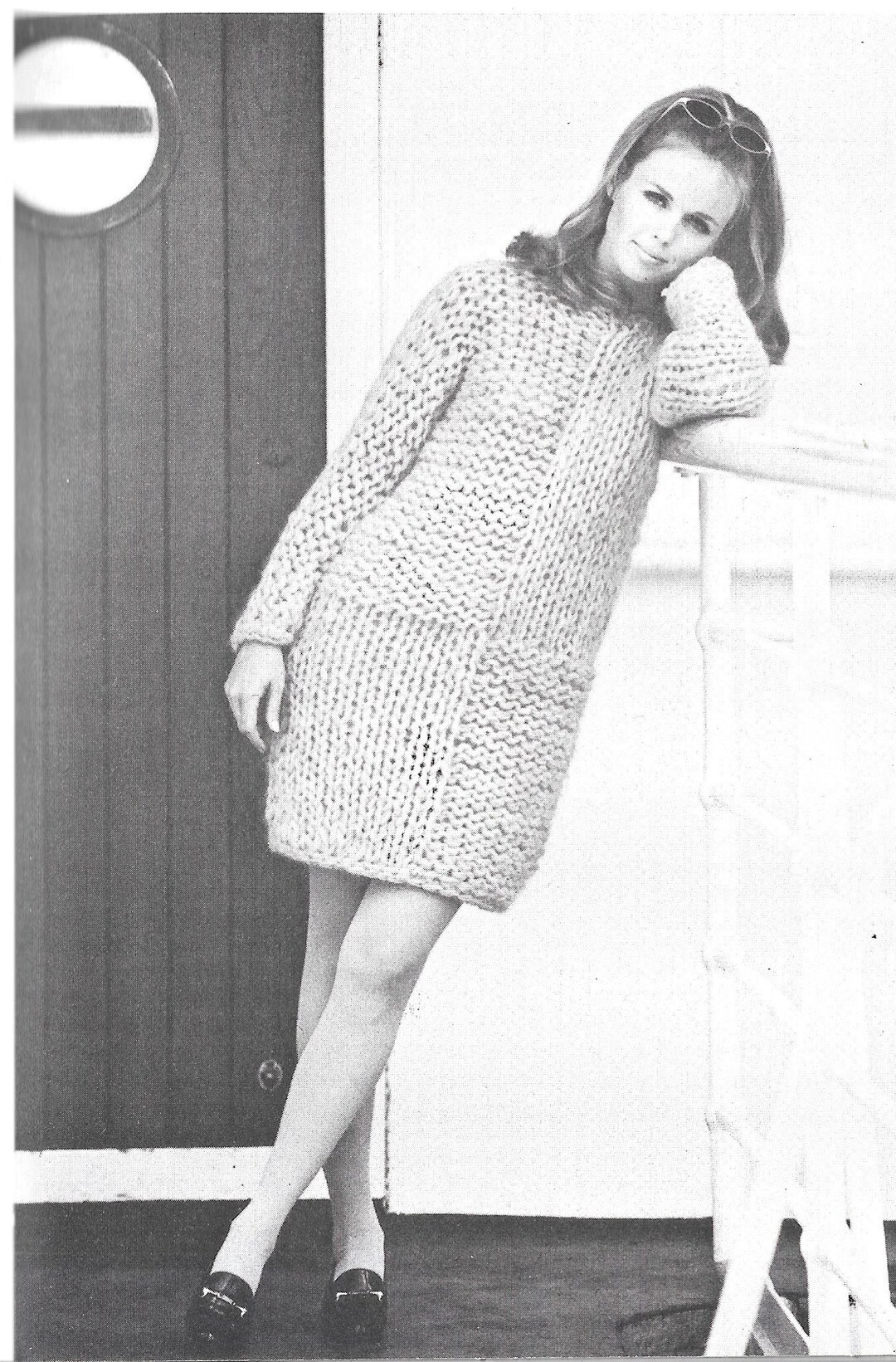 Cozy Quick Knit Sweater Dress Pattern Downloadable PDF - Etsy