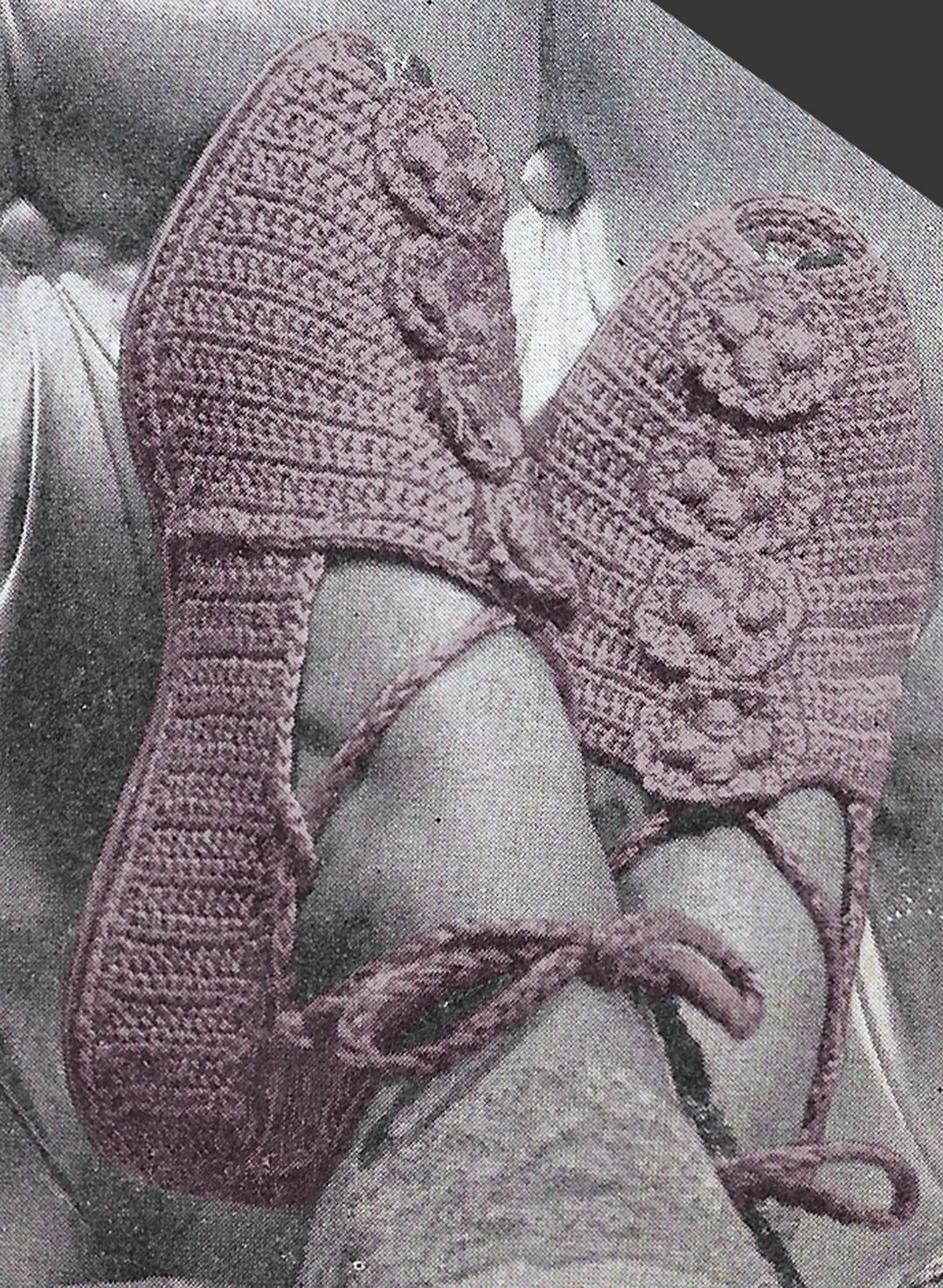 Espadrille House Slippers Downloadable Pdf Pattern - Etsy