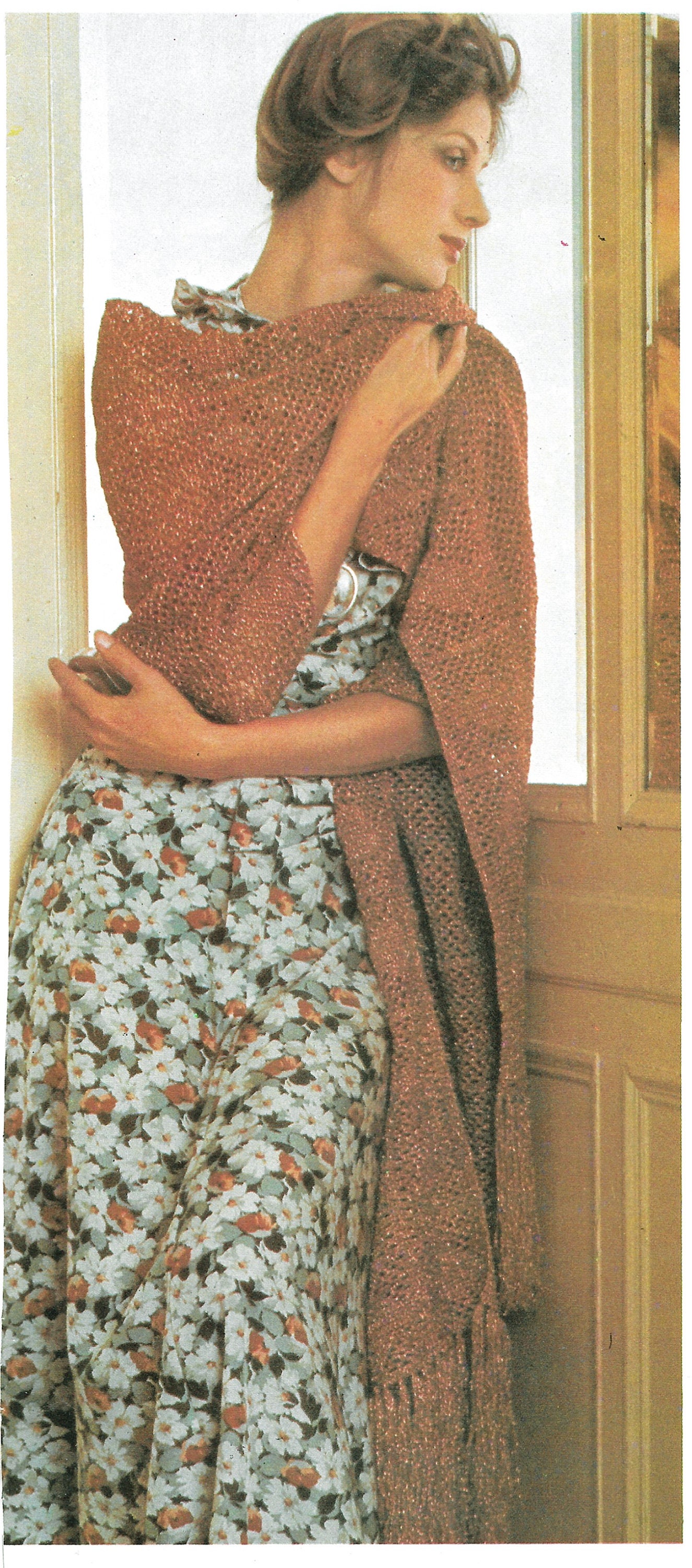 Two Large Wraps Downloadable PDF Pattern Long Crochet Shawls Vintage ...