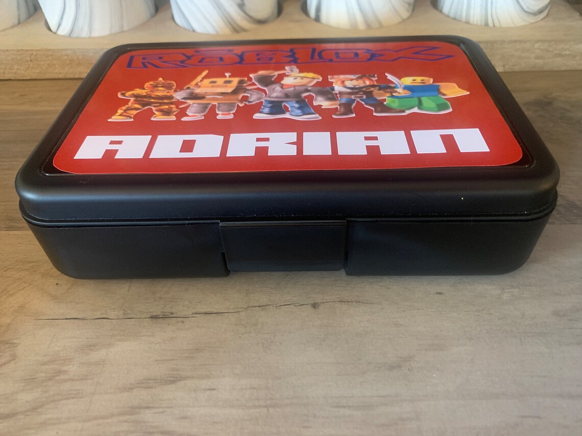 Personalized Roblox Pencil /crayon Box - Etsy