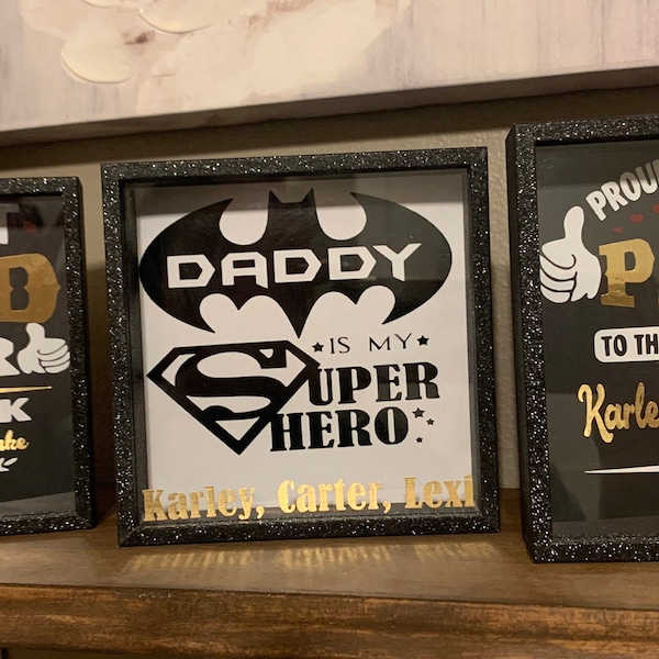 Superhero Shadow Box - Etsy