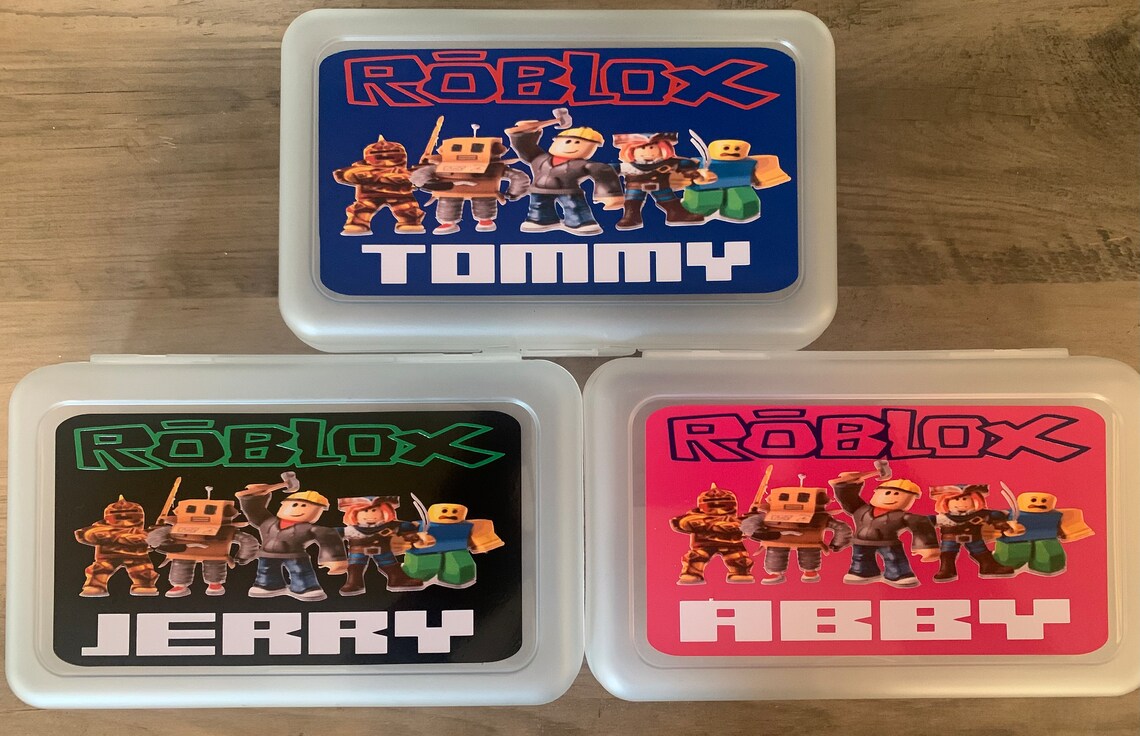 Personalized Roblox Pencil /crayon Box - Etsy